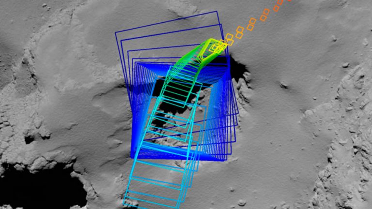 La última Imagen Que Envió La Sonda Rosetta Antes Del Impacto De En Su