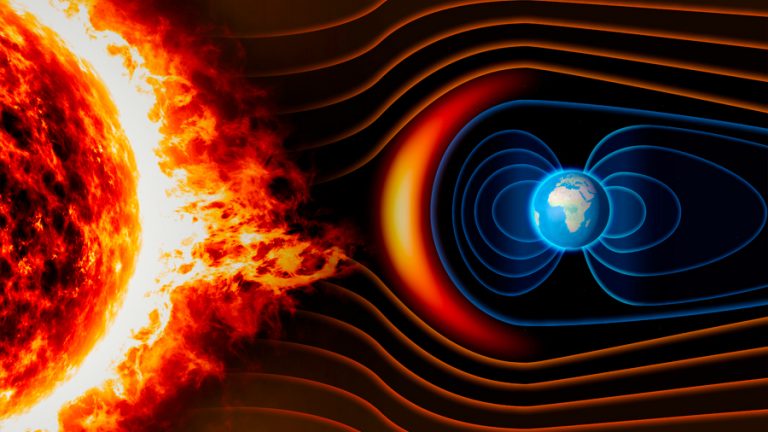 Logran determinar cómo la Tierra reduce el viento solar a una suave ...